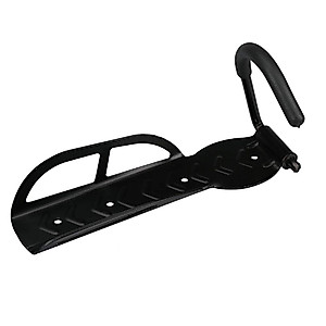 Toxz 2 x Vertical Wall Mountable Cycle Storage Brackets with Hook,Bike Rack Stand Holder,Heavy Duty Steel/Sponge Coated Hooks,Maximum Load:30KG