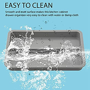 Cutlery Drawer Expandable Adjustable Utensil Drawer for Kitchen Utensil Organizer Multi-Purpose for Kitchen