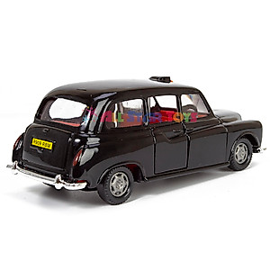 London Taxi 1/38 Scale Diecast Model Toy Car 4.75" Long Motormax 76003