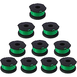 GH3000 Trimmer Spool Replacement Compatible with Black and Decker SF-080 SF-080-BKP GH3000R LST540B LST540 Auto Feed Weed Eater, SF080 Spool Refills 20ft 0.080 inch Single Line, GH3000 Spool