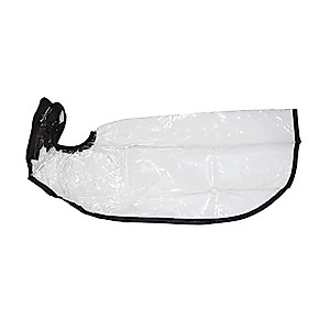 Betty Dain Hair Funnel and Jumbo Shampoo Cape - Use for Upright Position Washing/Shampooing, Waterproof, Stain Resistant Vinyl, Touch-and-Close Fastener, Soft, Nylon Neckband