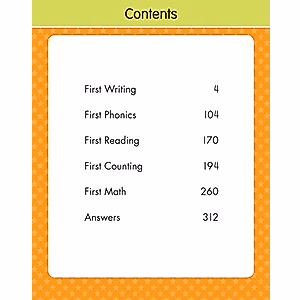 Preschool Big Workbook Ages 3 - 5: 320 Pages, Letter and Numbers Tracing, Early Math, First Writing, Phonics, Alphabet and more (Gold Stars)