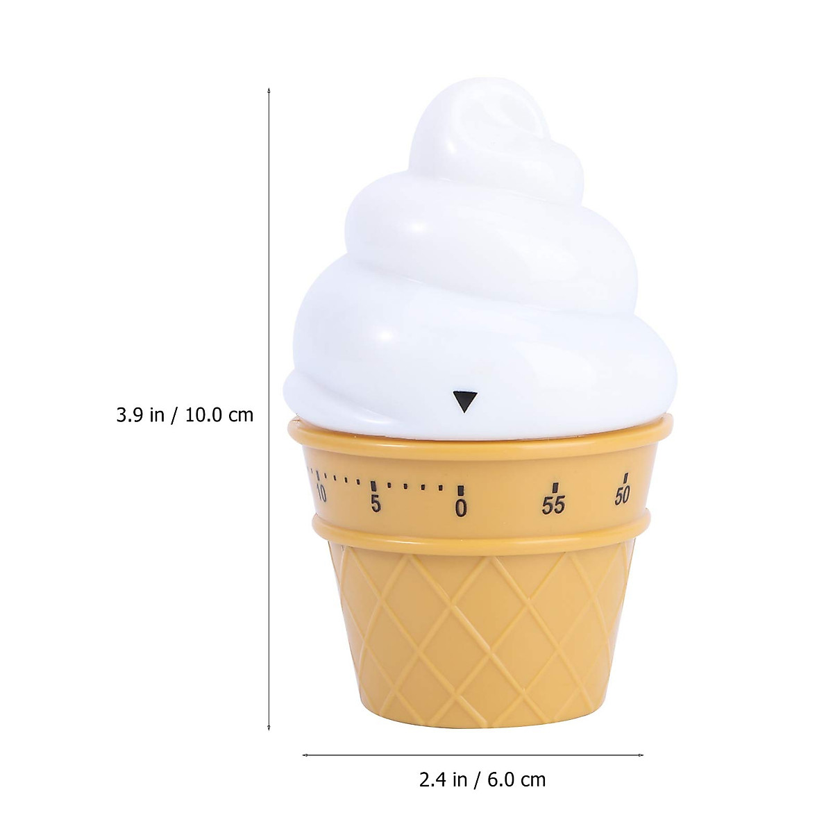 Cabilock Kitchen Timer 60 Minutes Timer Ice Cream Loud Alarm Countdown Rotating Animal Chef Cooking Baking Timer Reminder for School Classroom