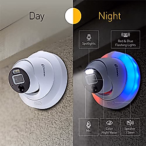 Swann 12MP Security Camera System, 16 Channel NVR with 4TB, 16 IP Cameras Indoor Outdoor Home, 6k Mega HD PoE Wired,Video Analytics, 2-Way Audio, Sirens, Color Night Vision, True Detect, 1690008B8DE