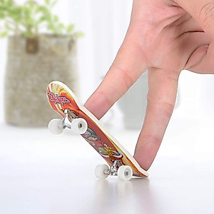 SOWEREAP Fingerboard Skate Park 8 PCS Finger Skateboard Ramp Set Mini Fingerboard Rail Finger Board Training Skateboard Toy Starter Kit