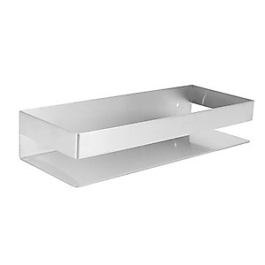 evhooe Bathroom Shower Shelf 30cm Stainless Steel Wall Mounted Bathroom Rack Rustproof Kitchen Storage Shelf