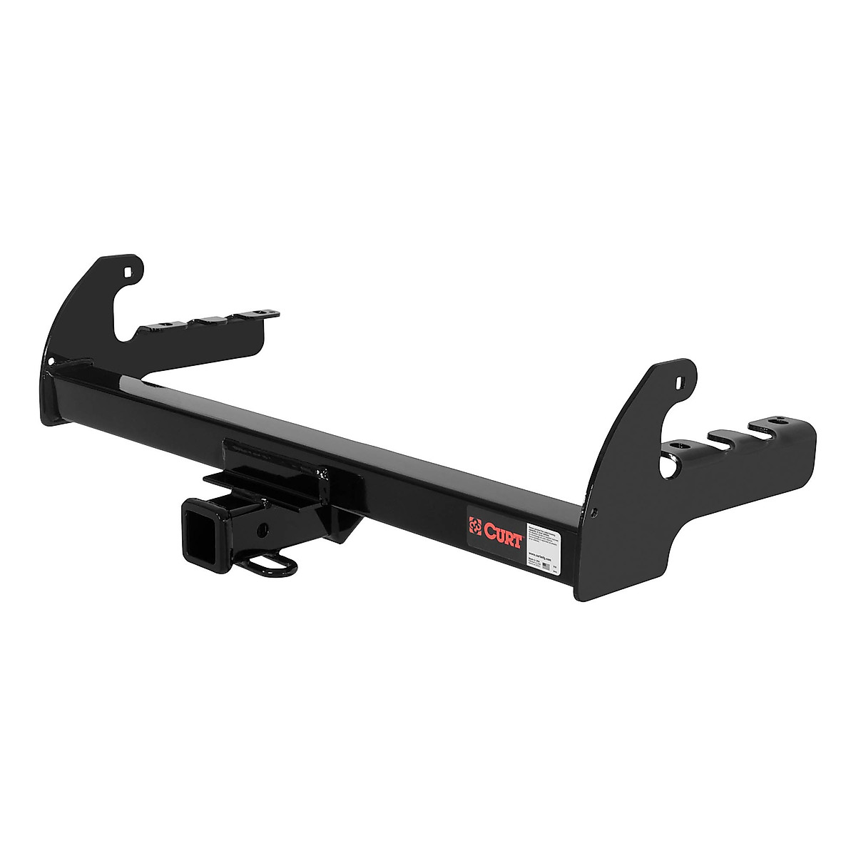 CURT 13280 Class 3 Trailer Hitch, 2-Inch Receiver, Square Tube Frame, Fits Select Dodge Dakota