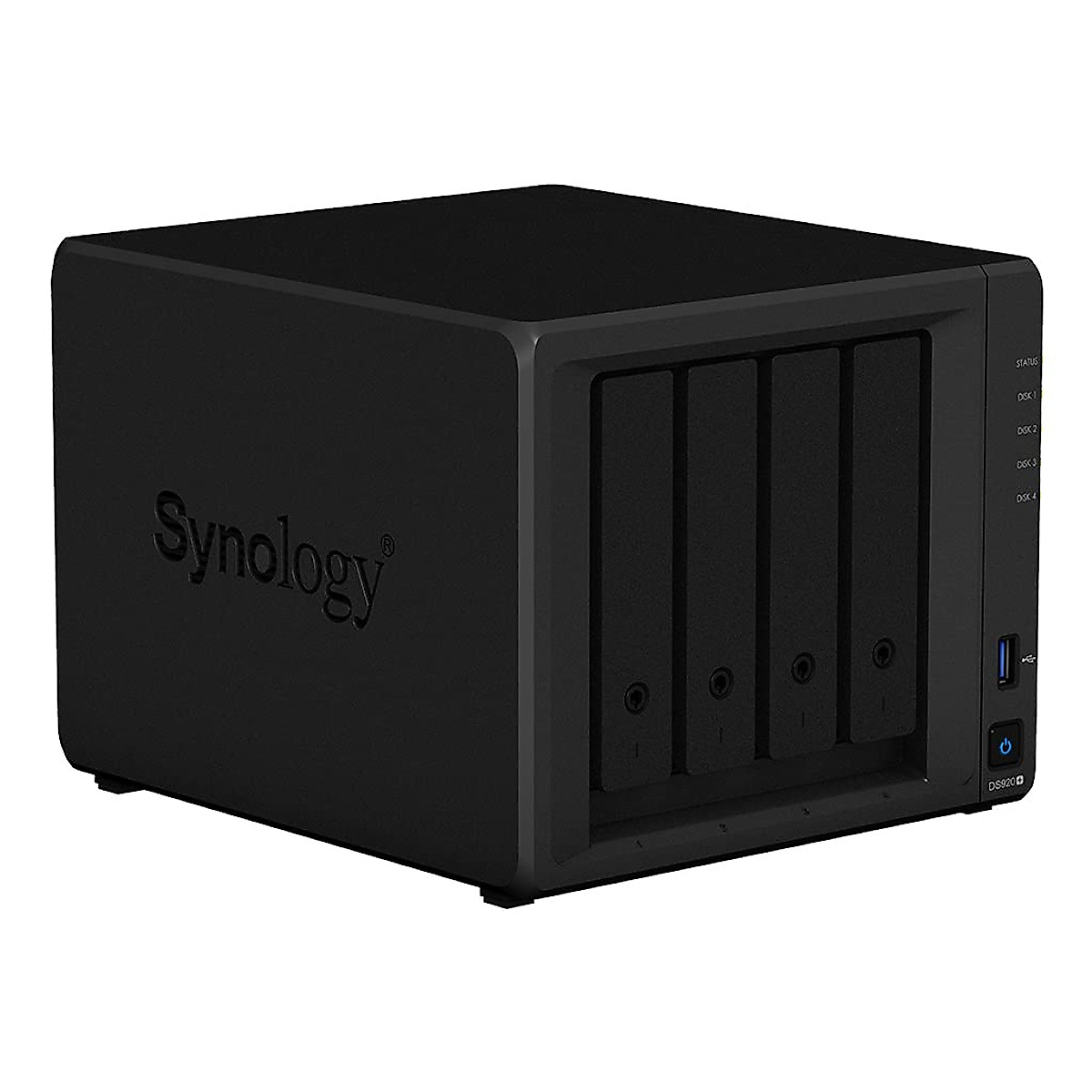Synology DiskStation DS920+ NAS Server for Business with Celeron CPU, 8GB DDR4 Memory, 1TB M.2 SSD, 32TB HDD, DSM Operating System