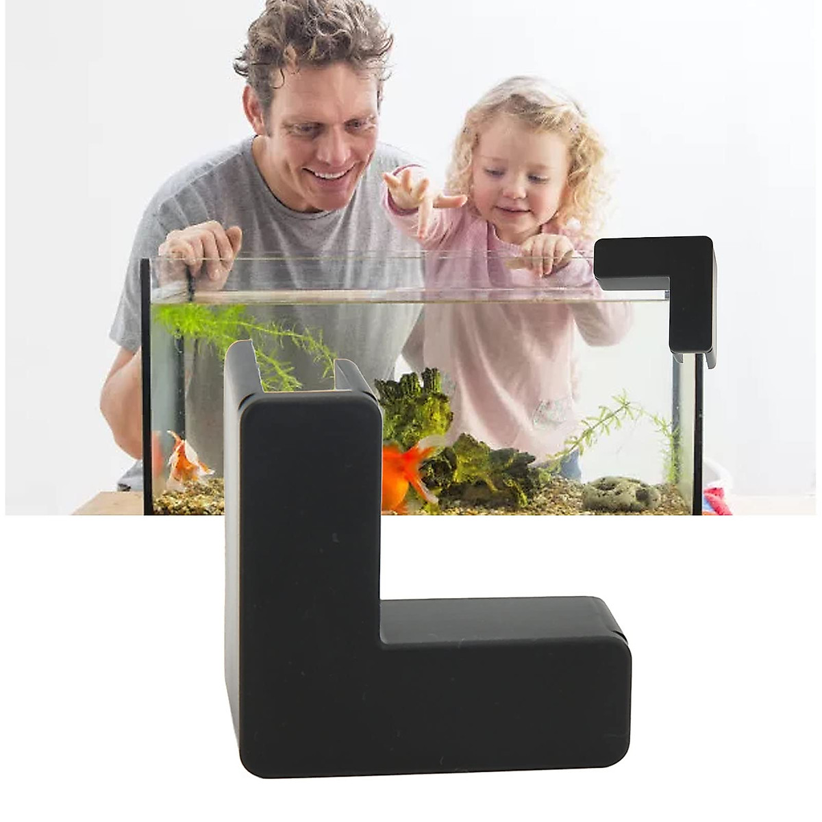 Furniture Corner Guard, Strong Adhesion Table Corner Protectors L Shape for Home (Black)