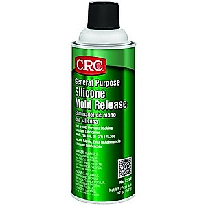 CRC Silicone Mold Release, 11.5 Wt Oz, Non-Staining, Non-Corrosive, and Fast-Drying, 3.5% Silicone, Easy Part Removal from Molds, Aerosol Spray