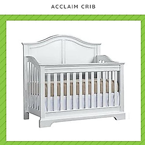 CC KITS Full-Size Conversion Kit Bed Rails for Young America Cribs (White)