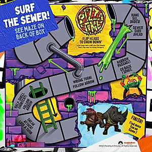 General Mills Teenage Mutant Ninja Turtles: Mutant Mayhem Cinnamon Apple With Marshmallows Breakfast Cereal, Limited Edition, Family Size, 17.8 oz