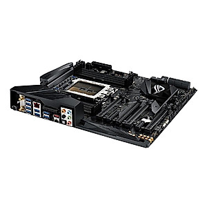 ASUS ROG STRIX X399-E GAMING AMD Ryzen Threadripper TR4 DDR4 M.2 U.2 X399 EATX HEDT Motherboard with onboard 802.11AC WiFi, USB 3.1 Gen2, and AURA Sync RGB Lighting