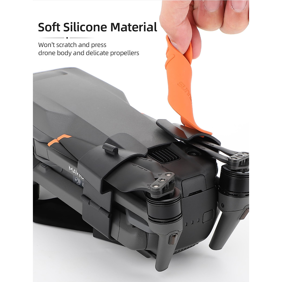 Mavic 3 Pro Prop Holder Propeller Fixator Stabilizer Bottom Cover Protector For DJI Mavic 3/3 Pro / 3 Classic Drone (Black)