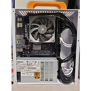 SharGwa PC K29 Painted Stainless Steel Mini ITX Case for 1u PSU with Handle Included