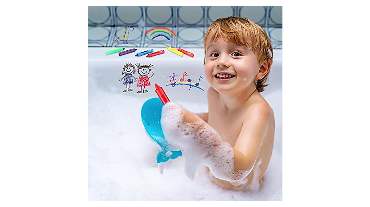 Bath Crayons for Kids – Washable, Non-Toxic Bathtub Markers