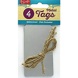 Leisure Arts Metal Galvanized Tag