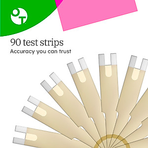 OneTouch Verio Test Strips for Diabetes Value Pack - 90 Count | Diabetic Test Strips for Blood Sugar Monitor | Home Self Glucose Testing | 3 Boxes, 30 Test Strips Per Pack