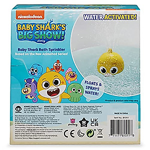 Baby Shark's Big Show! Bath Sprinkler and Water Toy – Kids Bath Toys