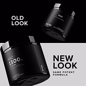 Toniiq 1300mg NAC - 4 Month Supply - Min. 98%+ Tested Purity - Ultra High Strength Bioavailable NAC Cysteine Supplement - 240 Vegetarian N Acetyl Cysteine Capsules -Lab Tested TQ