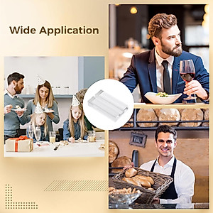 Lnrueg 24 PCS Acrylic Stands, Clear Place Card Holders, Durable Wedding Sign Holders, Table Number Card Stands with Card Slot, Name Card Display Stands for Restaurant Exhibition