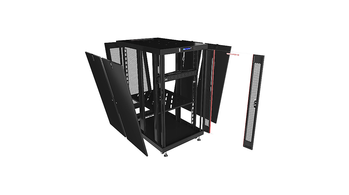 Sysracks 18U Server Rack - Premium Cooling & Lockable Design