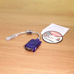 GearMo Windows 7, 8 and 10 Compatible USB Serial Adapter FTDI Chip RS232 DB-9 920K with TX/RX LED