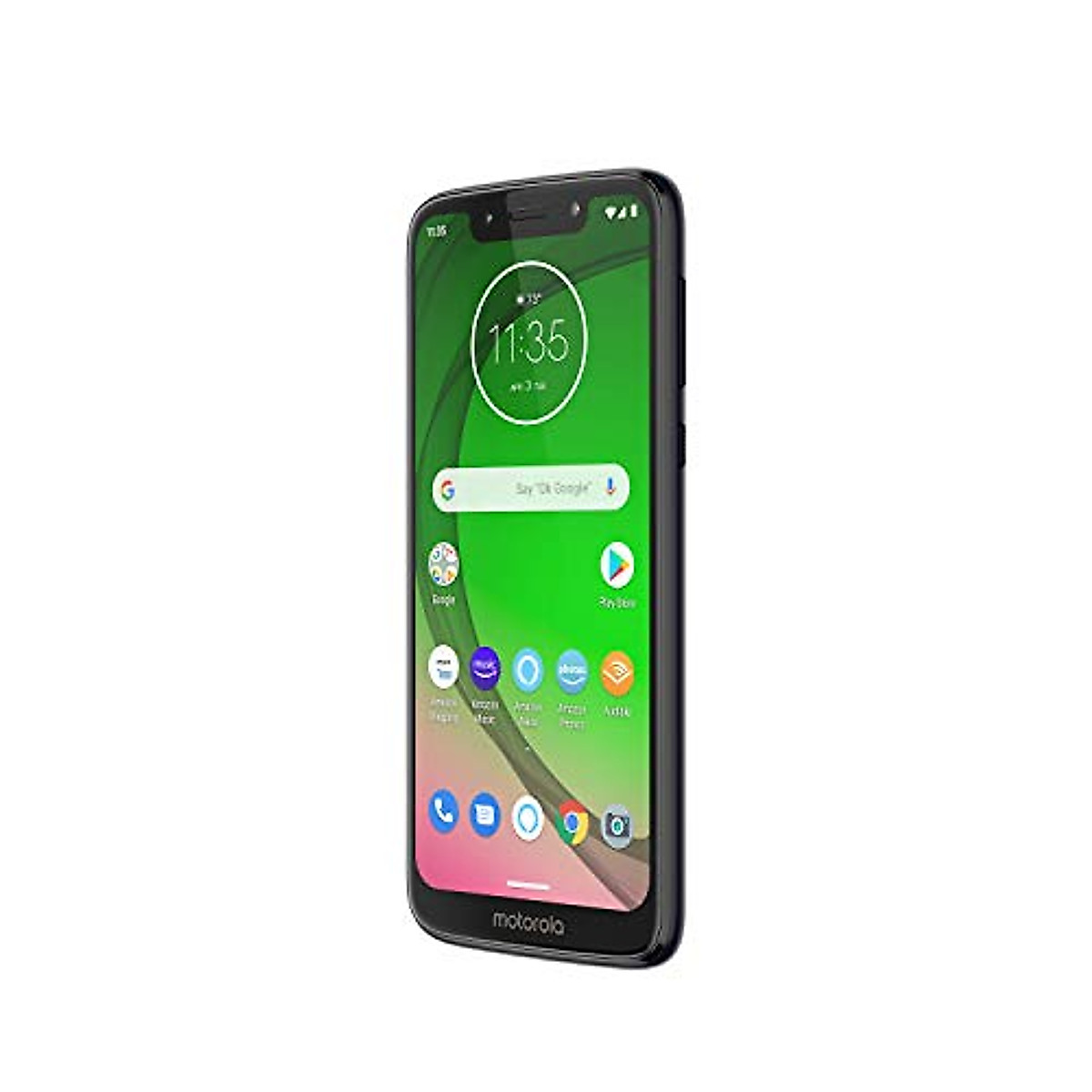 Moto G7 Play with Alexa Push-to-Talk – Unlocked – 32 GB – Deep Indigo (US Warranty)