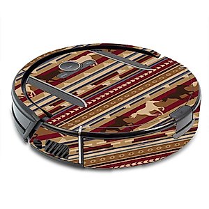 MightySkins Skin Compatible with Shark Ion Robot R85 Vacuum - Western Horses | Protective, Durable, and Unique Vinyl Decal wrap Cover | Easy to Apply, Remove, and Change Styles | Made in The USA