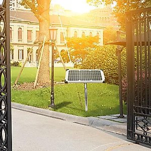 10 Watt Solar Panel Kit Compatible with Mighty Mule Automatic Gate Openers Replace# FM123
