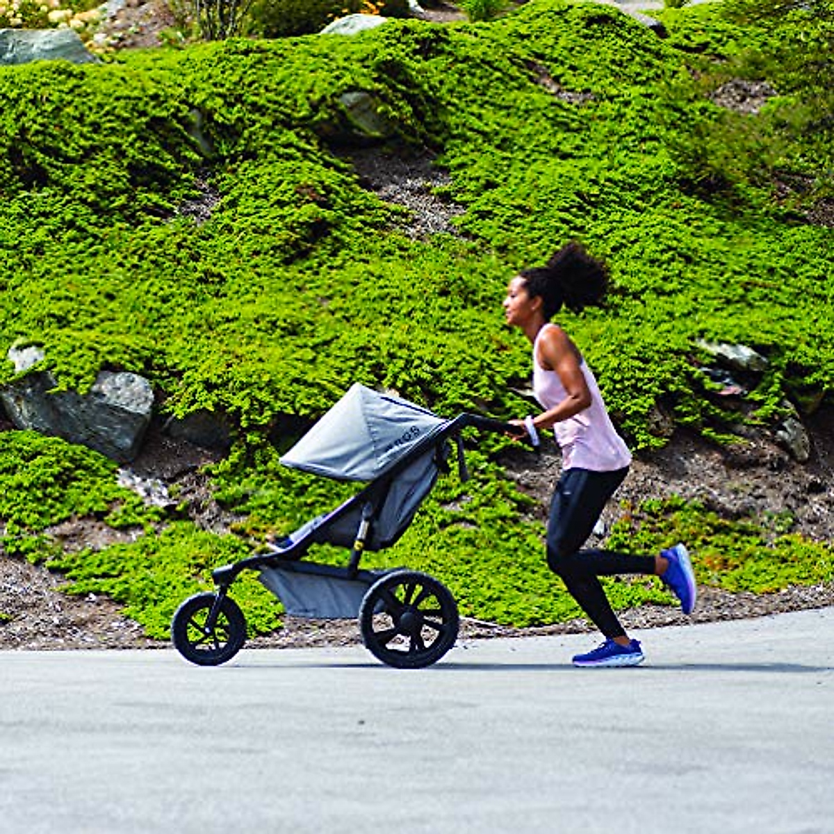 BOB Gear Alterrain Jogging Stroller, Melange Black