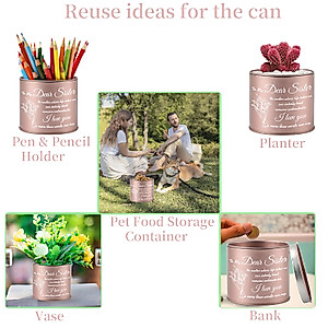 HITHESPO Sister Birthday Gifts, Sisters Gifts from Sister Brother, Sister Christmas Gifts, 9oz Lavender Scented Sister Candle Home Decor Best-Friend Gifts for Women BFF Bestie Big Sister