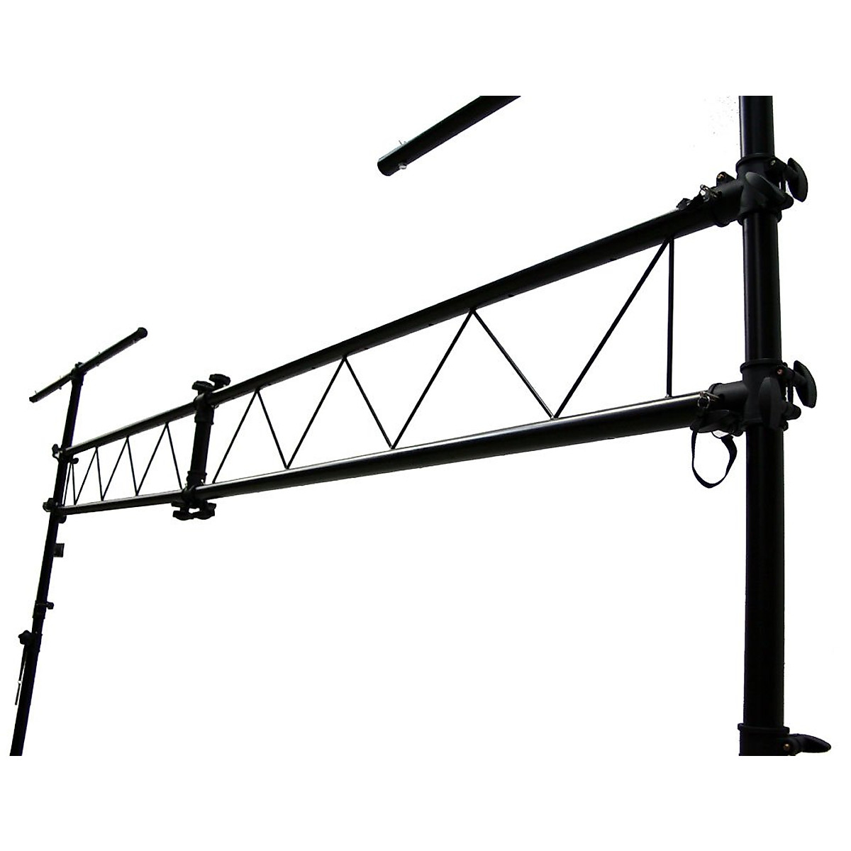 American Sound Connection Pro Audio Mobile DJ Light Stand 10 Foot Length Portable Truss Lighting System with T-Bar