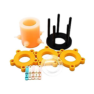 Pet Milk Feeding Device Silicone Feeding Station for Nursing Kitten Rabbit Kittens, M