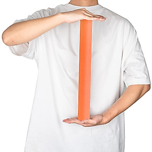 RUSPEPA Kraft Paper Roll - 17.5 inches x 32.8 feet - Recyclable Paper Perfect for Wrapping, Craft, Packing, Floor Covering, Dunnage, Parcel, Table Runner, Orange