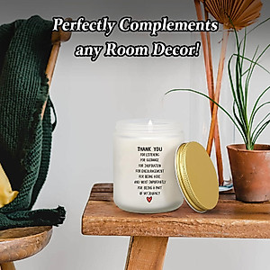 Thank You Gifts for Women, Men, Mom, Teacher, Nurse, Boss Coworkers, Hostess Gifts for Women, Teacher Appreciation Gifts, Boss Appreciation Gifts, 7 oz Soy Wax Candle (Lavender)