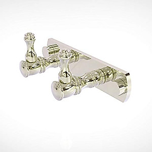 Allied Brass CL-20-2 Carolina Collection 2 Position Multi Decorative Hook, Polished Nickel