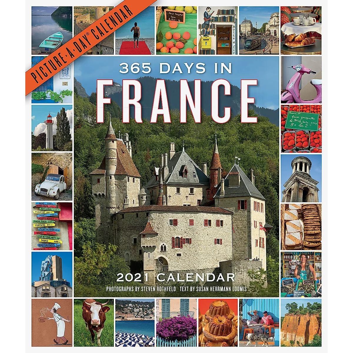 365 Days in France Picture-A-Day Wall Calendar 2021