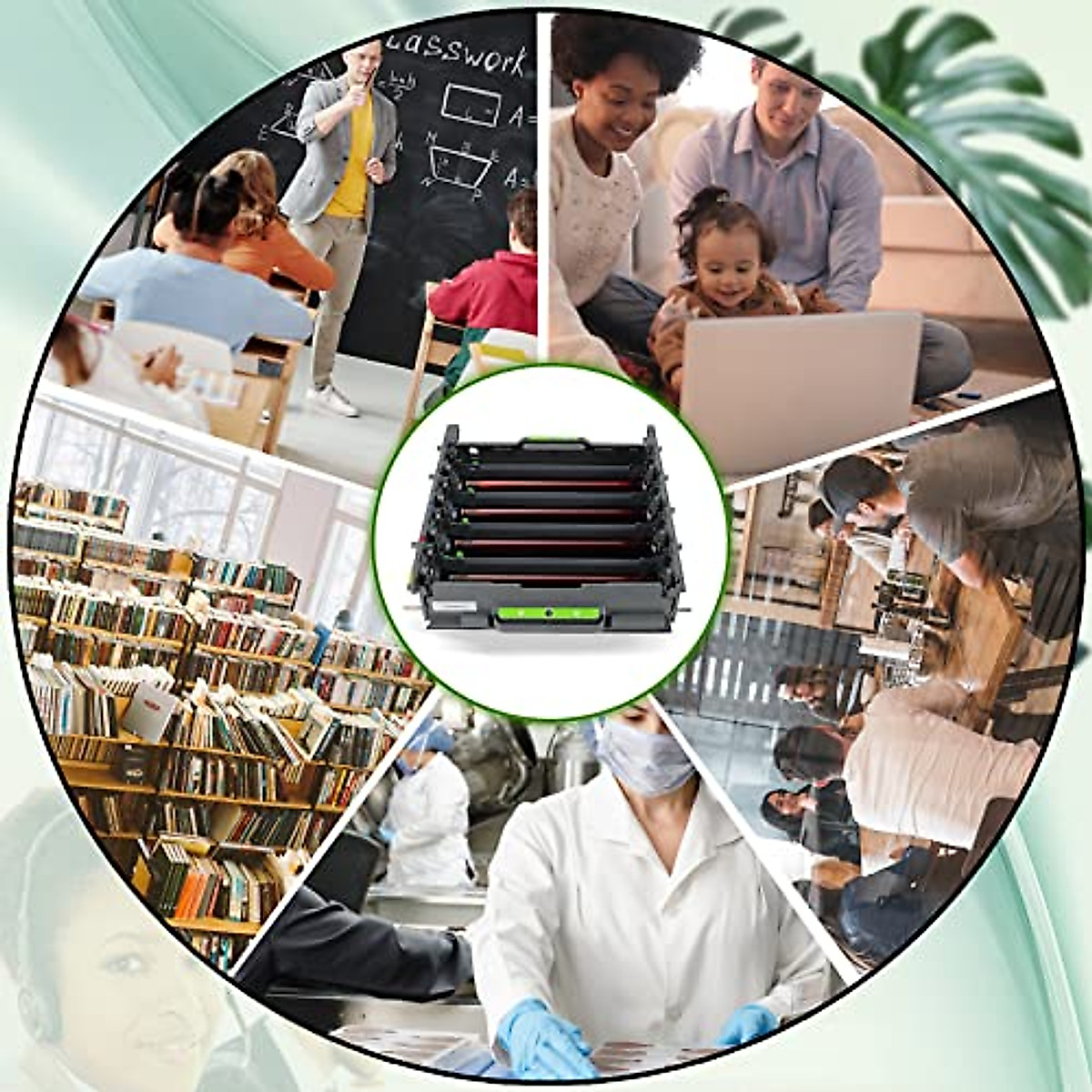 Vikua DR331CL Drum Unit, Replacement for Brother Printer HL-L8250CDN, L8350CDW, L9200CDWT, L9300CDWT, DCP-L8400CDN, L8450CDW, L8600CDW, MFC-L8650CDW, L8850CDW Drum Unit(NO Toner)