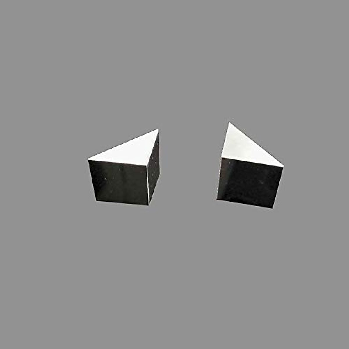 Optical Glass Triangular Prism，Right Angle Prisms for Teaching Light Spectrum Physics and Photo Photography Prism Optical K9 Testing Instrument, 15mm