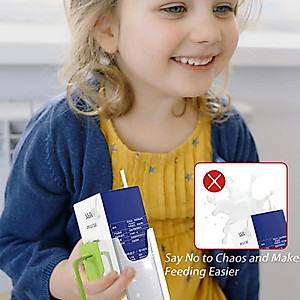 ARTICHIC Baby Pouch Holder No Squeeze、Baby Pouch Holder No Spill 、Pouch Food Pouches、Juice Box Holder - Anti-Squeeze Yogurt Pouch Reusable Toddler Essentials 2 Pack