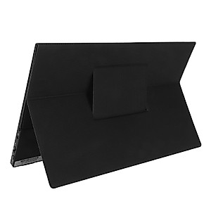 TOPINCN FHD Computer Display, 178 Degree Dual Speakers 14in IPS Portable Monitor 1920x1080 Resolution with Magnetic Cover for Mobile Phone (US Plug)