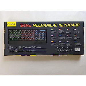 AOAS Gaming Keyboard Mechanical Model M-700