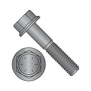 5/8-11 x 2" Hex Flange - Frame Bolts/Indented/Grade 8 / Black Phosphate (Quantity: 175 pcs)