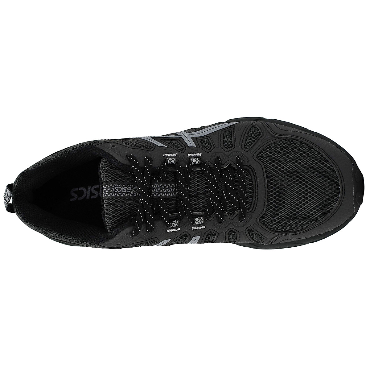 ASICS Men's Gel-Venture 7 Running Shoes, Black/Black/Black, 12 M US