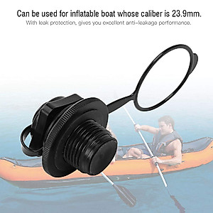 Alomejor 23.9mm Inflatable Air Valve Kayak Screw Valve PVC Nozzle for Kayak/Raft/Canoe