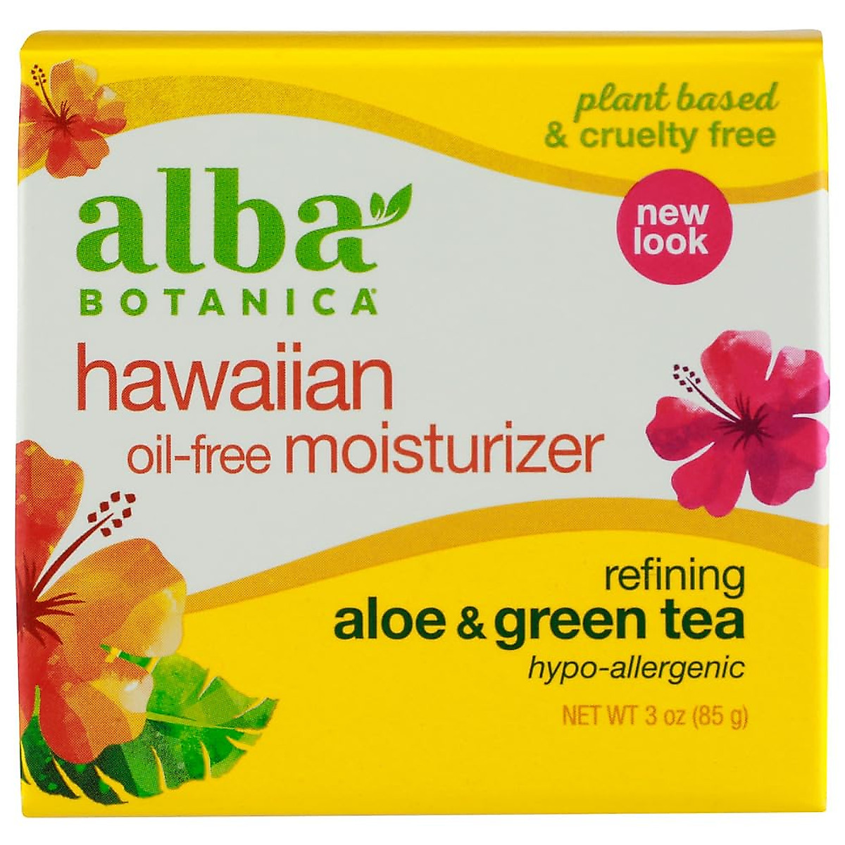 Alba Botanica Refining Aloe and Green Tea Hawaiian Oil-Free Moisturizer, 3 Ounce
