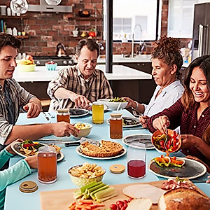 Drinking Glasses with Bamboo Lids and Glass Straw-16oz Can Shaped Glass Cups,Beer Glasses,Iced Coffee Glasses,Ideal for Cocktail,Whiske,Soda,Bubble Tea,Juicing, Smoothies(12pcs Set+2 Cleaning Brushes