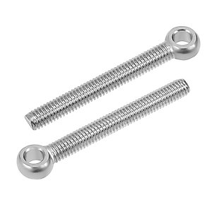 uxcell M6 x 50mm Machinery Shoulder Swing Lifting Eye Bolt 304 Stainless Steel Metric Thread 2pcs