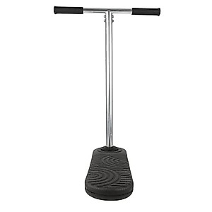 Junior Trainer Stunt Board Scooter - 360 Degree Spinning Base and T-Bar Rotation, Sturdy Base for Practicing Tricks (Black)